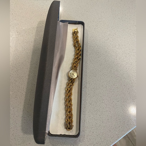 technos | Accessories | Technos Deluxe K Gold Filled Wind Up Watch ...